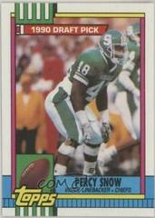 Percy Snow #246 Prices [Rookie] | 1990 Topps | Football Cards