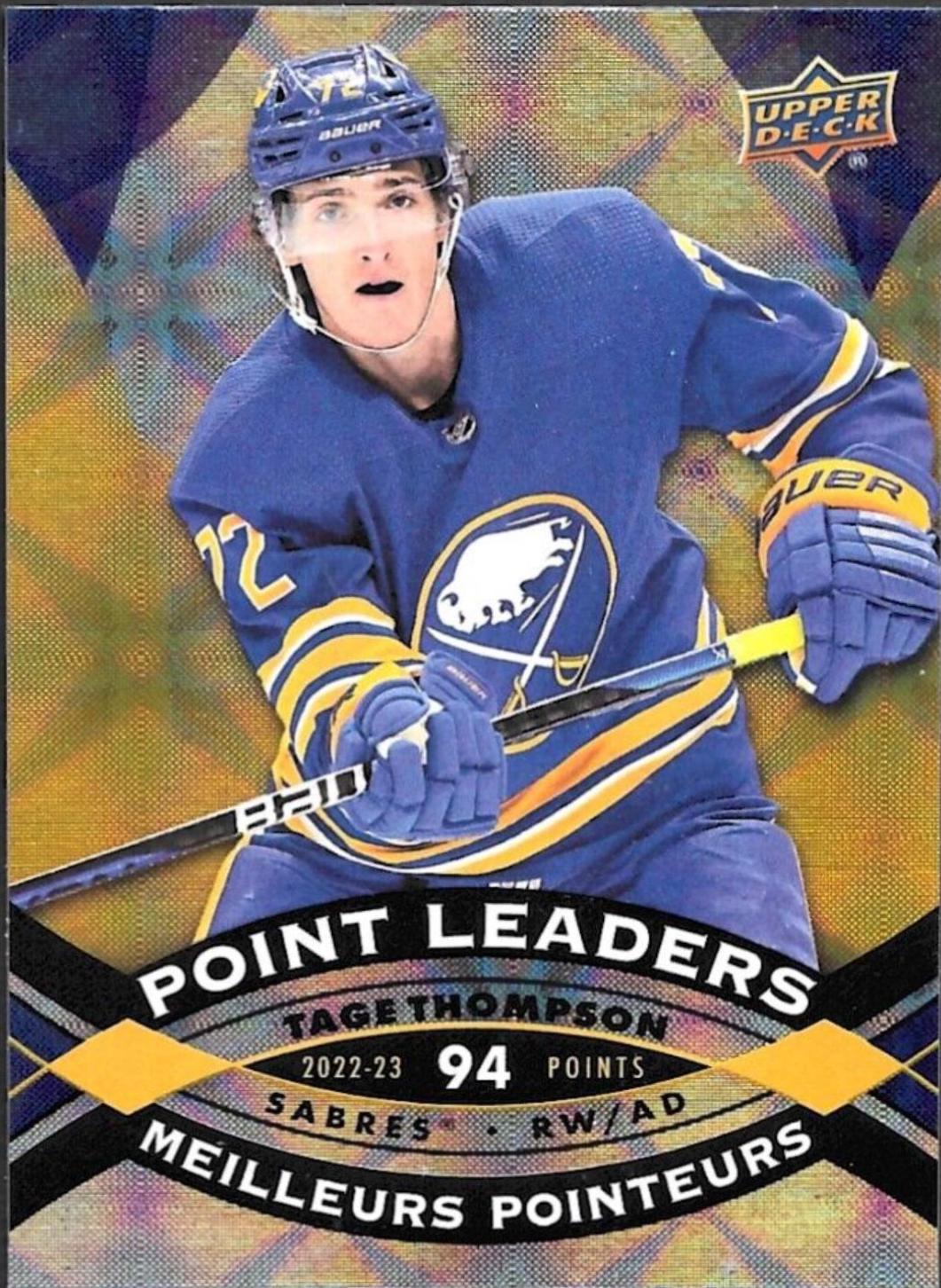 Tage Thompson #PL-9 Prices | 2023 Upper Deck Tim Hortons Point Leaders ...
