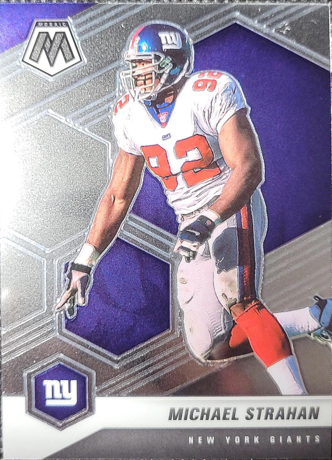 Michael Strahan #150 Prices | 2021 Panini Mosaic | Football Cards