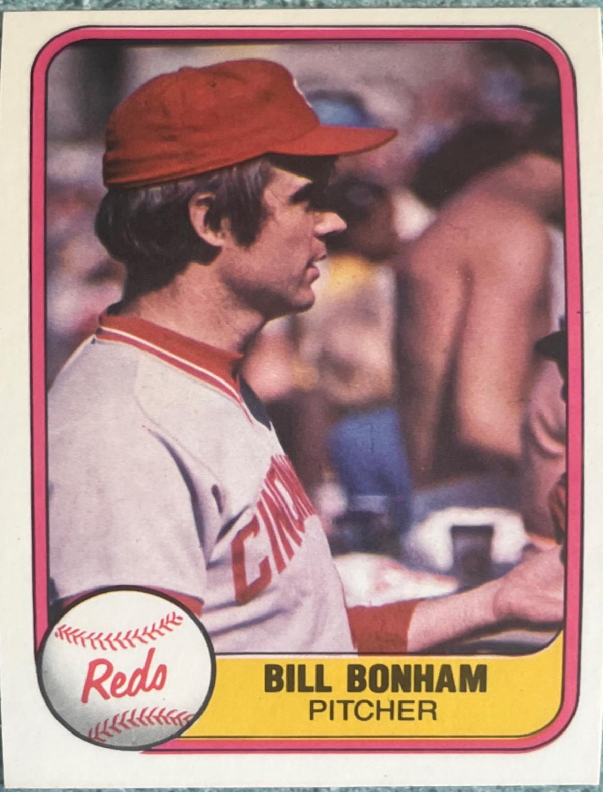 Bill Bonham [Small Finger on Back] #215 Prices | 1981 Fleer | Baseball ...