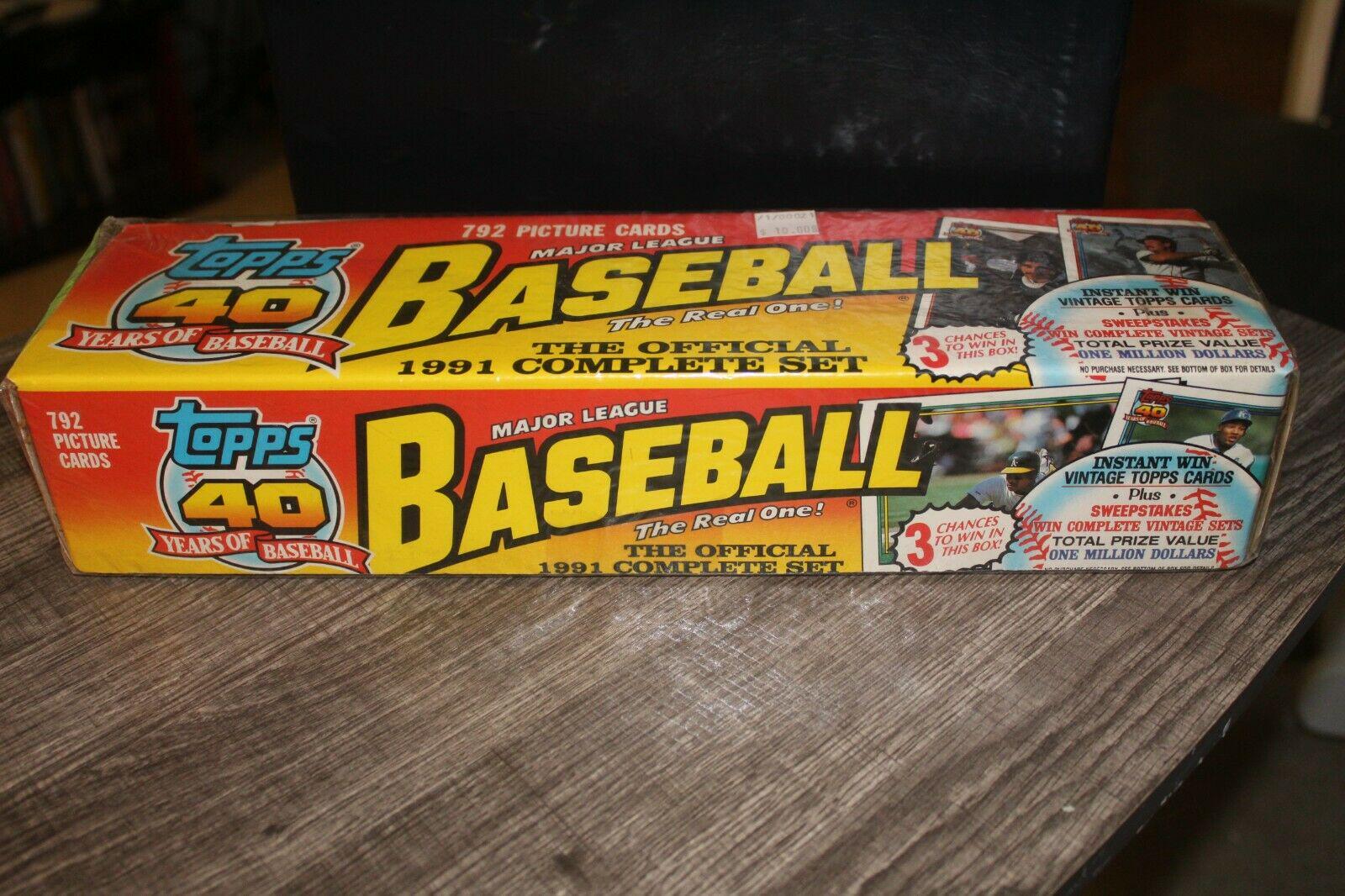 Complete Set Prices | 1991 Topps | Baseball Cards