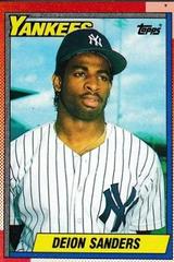 Deion Sanders #61 Prices [Rookie] | 1990 Topps | Baseball Cards