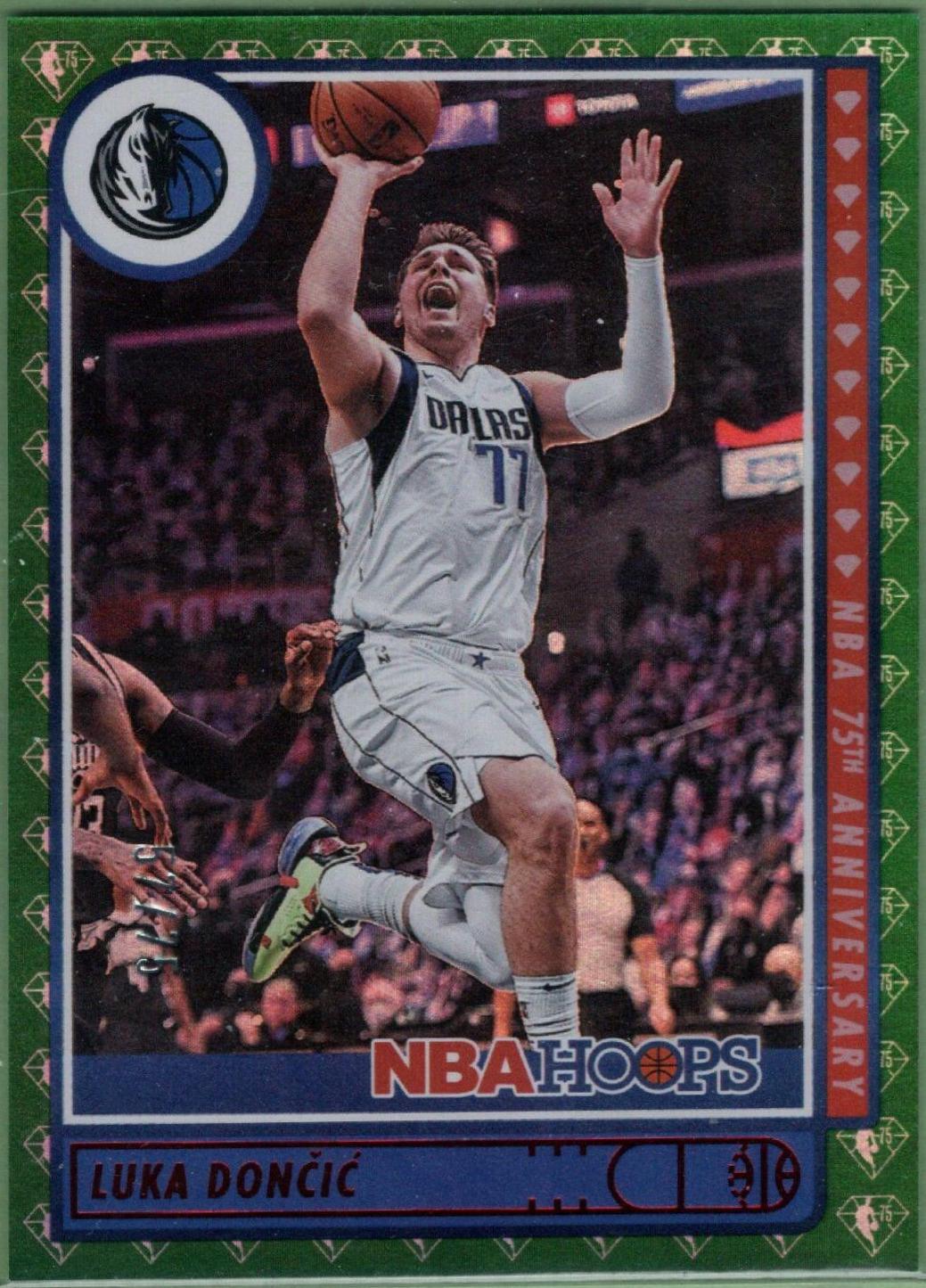 Luka Doncic [75th Anniversary] #62 Prices | 2021 Panini Hoops ...