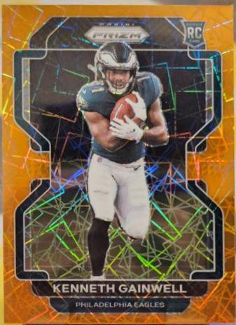 Kenneth Gainwell [Orange Lazer Prizm] #369 Prices | 2021 Panini Prizm ...