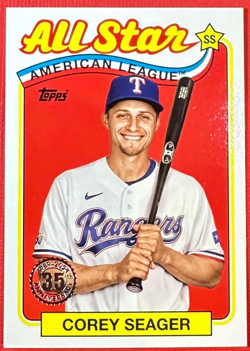 Corey Seager #89ASB-18 Prices | 2024 Topps 1989 All-Stars | Baseball Cards
