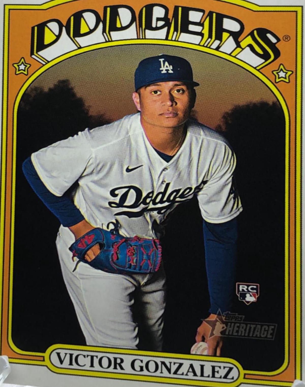 Victor Gonzalez #577 Prices [Rookie] | 2021 Topps Heritage | Baseball Cards