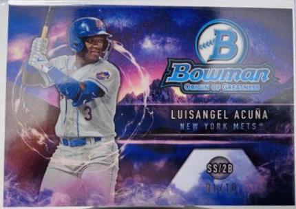 Luisangel Acuna #OOG-18 Prices | 2024 Bowman Origin of Greatness ...