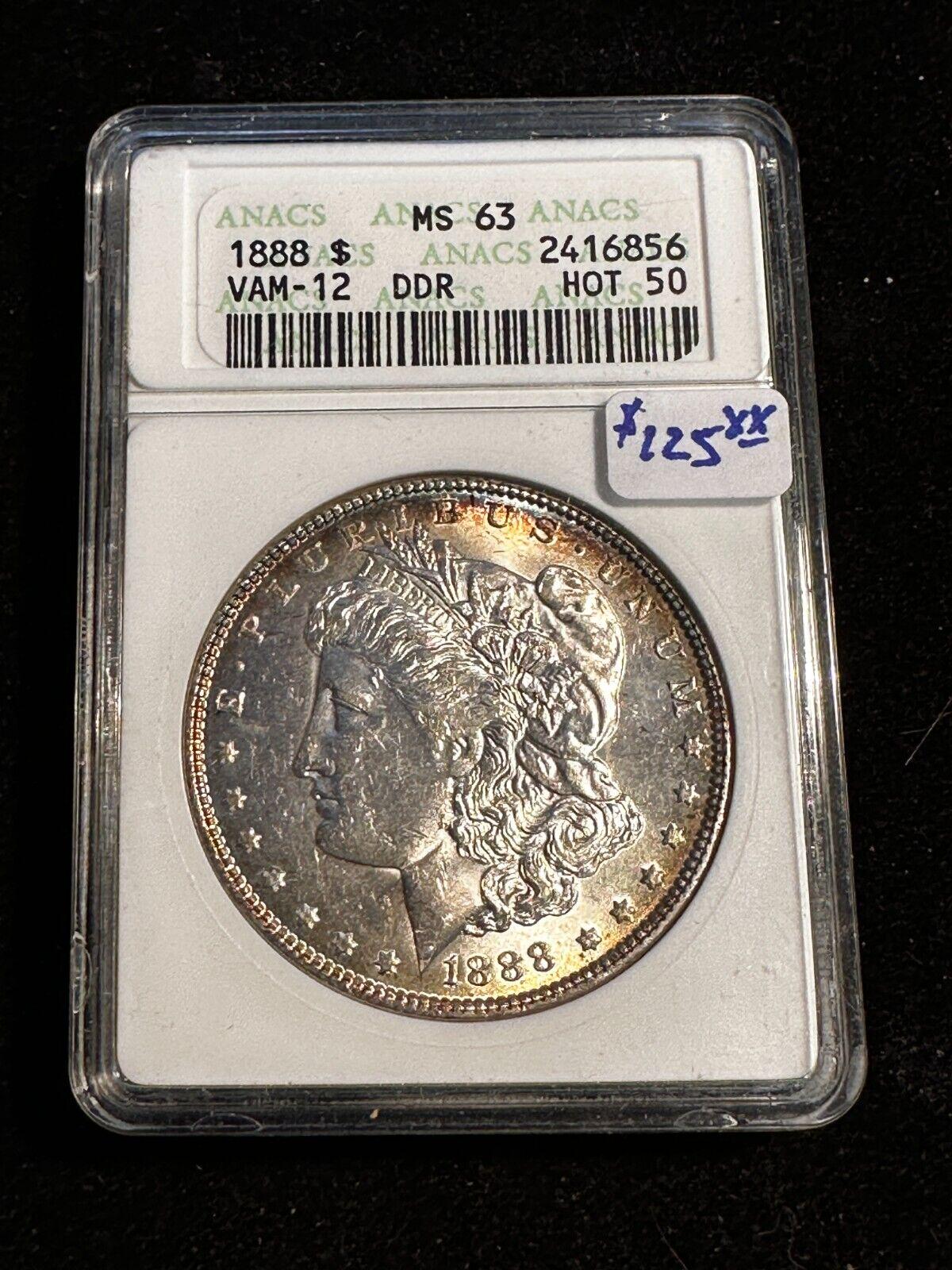 1888 [VAM-12] Morgan Dollar Prices | Ungraded, NGC, PCGS Values