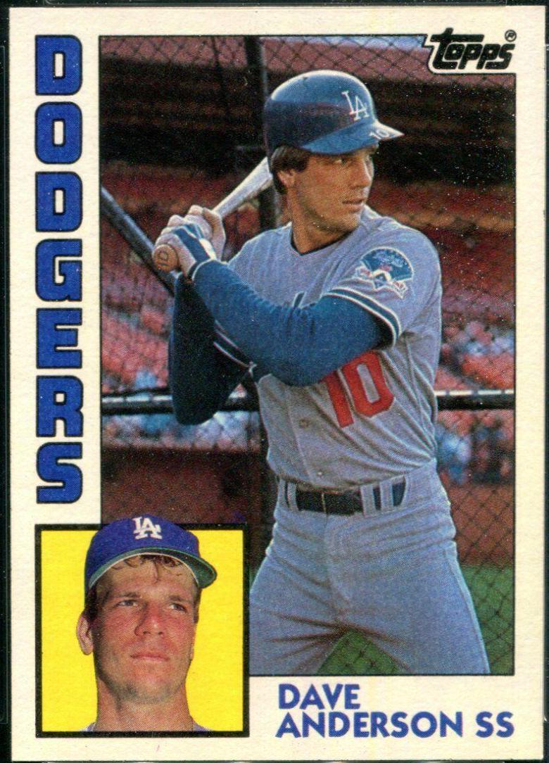Dave Anderson #376 Prices | 1984 Topps | Baseball Cards
