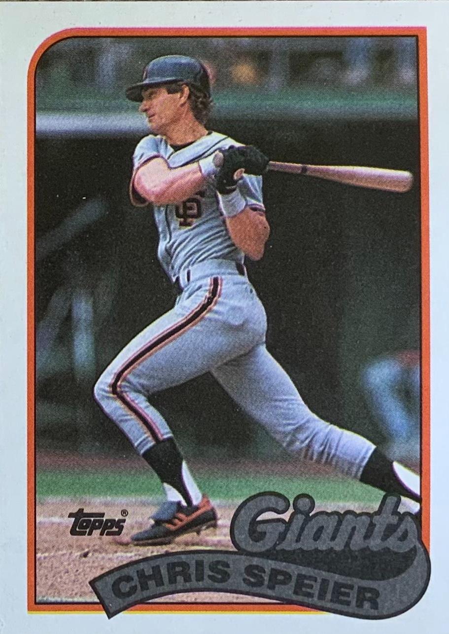 Chris Speier #94 Prices | 1989 Topps | Baseball Cards