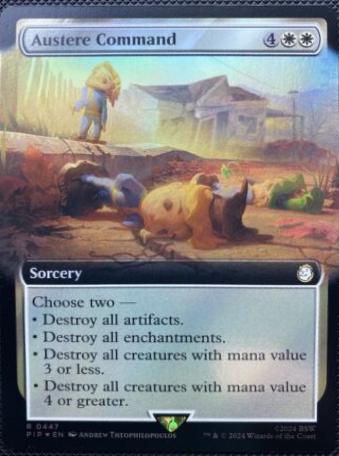 Austere Command [Foil] #447 Prices | Magic Fallout | Magic Cards