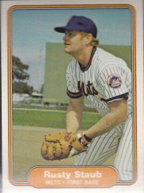 Rusty Staub | Ungraded | 1982 Fleer