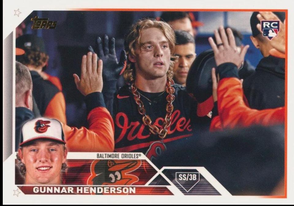 Gunnar Henderson [Golden Mirror SSP Variation] #206 Prices [Rookie ...