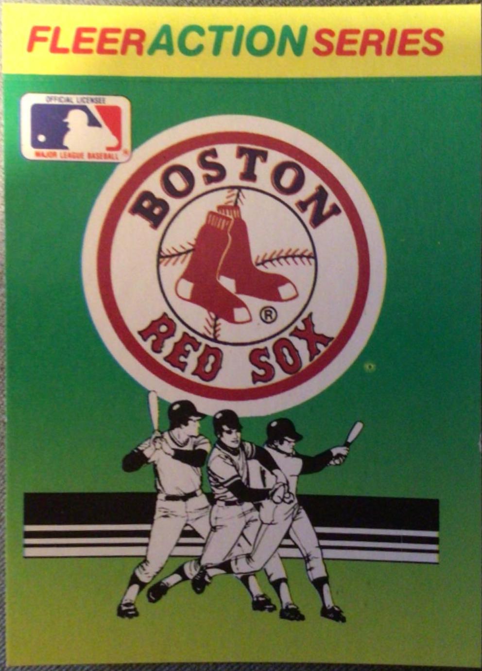 Boston Red Sox Prices | 1990 Fleer Action Series Stickers | Baseball Cards