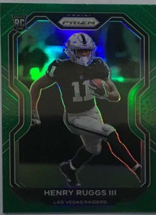 Henry Ruggs III [Green Prizm] #372 Prices | 2020 Panini Prizm ...