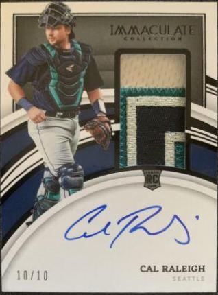 Cal Raleigh [Patch Autograph Black] #108 Prices | 2022 Panini ...
