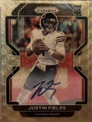 Justin Fields [Autograph Gold Vinyl Prizm] #334 Prices | 2021 Panini ...