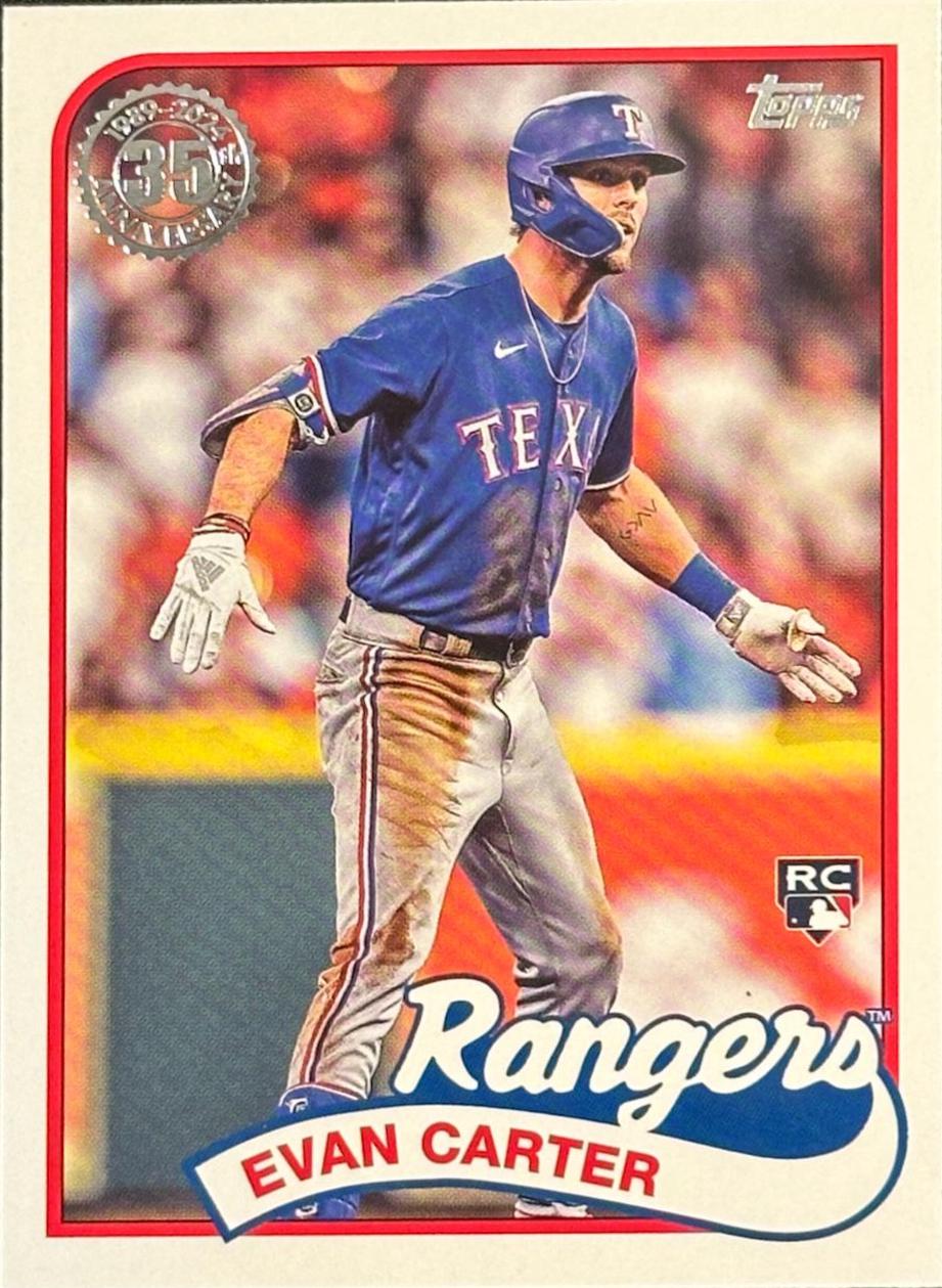 Evan Carter #89B2-45 Prices [Rookie] | 2024 Topps 1989 | Baseball Cards