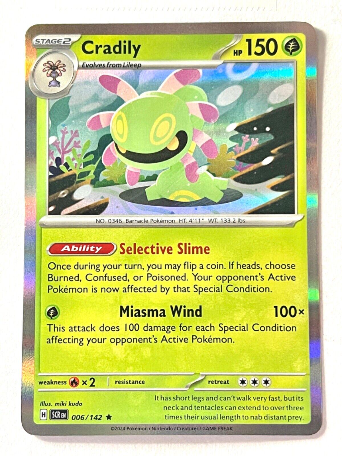 Cradily #6 Precios | Pokemon Stellar Crown | Tarjetas de Pokemon