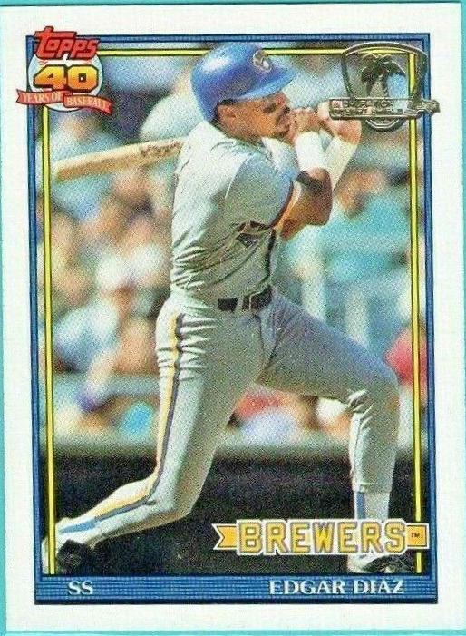 Edgar Diaz #164 Prices | 1991 Topps Desert Shield | Baseball Cards