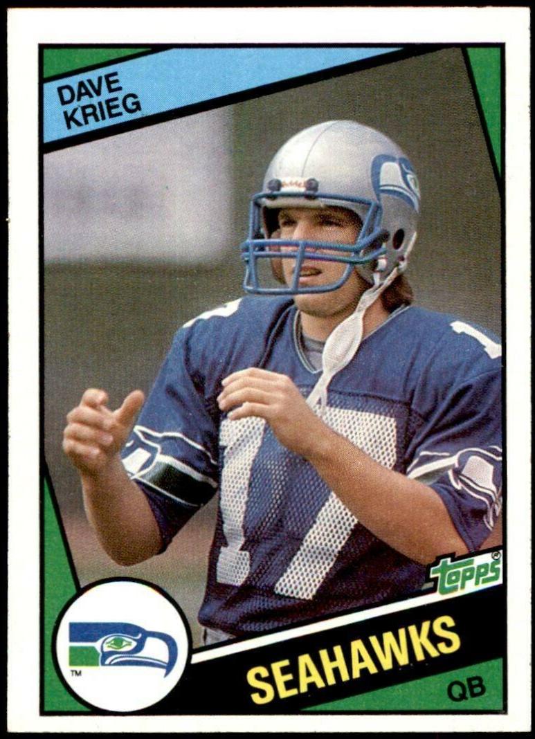 Dave Krieg #195 Prices [Rookie] | 1984 Topps | Football Cards