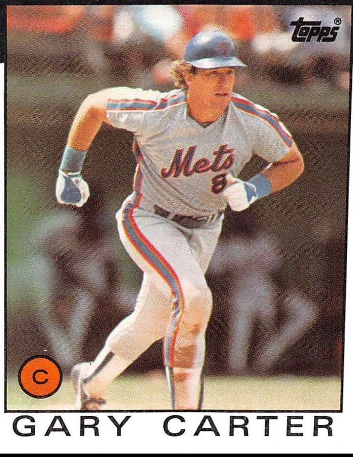 Gary Carter #170 Prices | 1986 Topps | Baseball Cards