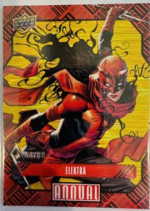 Elektra [Gold] #22 Prices | Marvel 2023 Upper Deck Annual | Marvel Cards