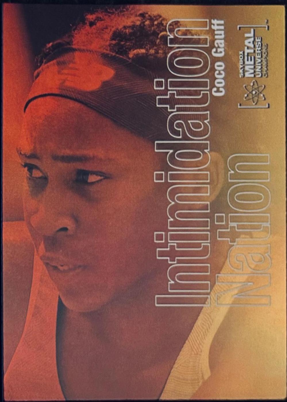 Coco Gauff[Copper] #IN-21 Prices | 2021 Skybox Metal Universe Champions ...