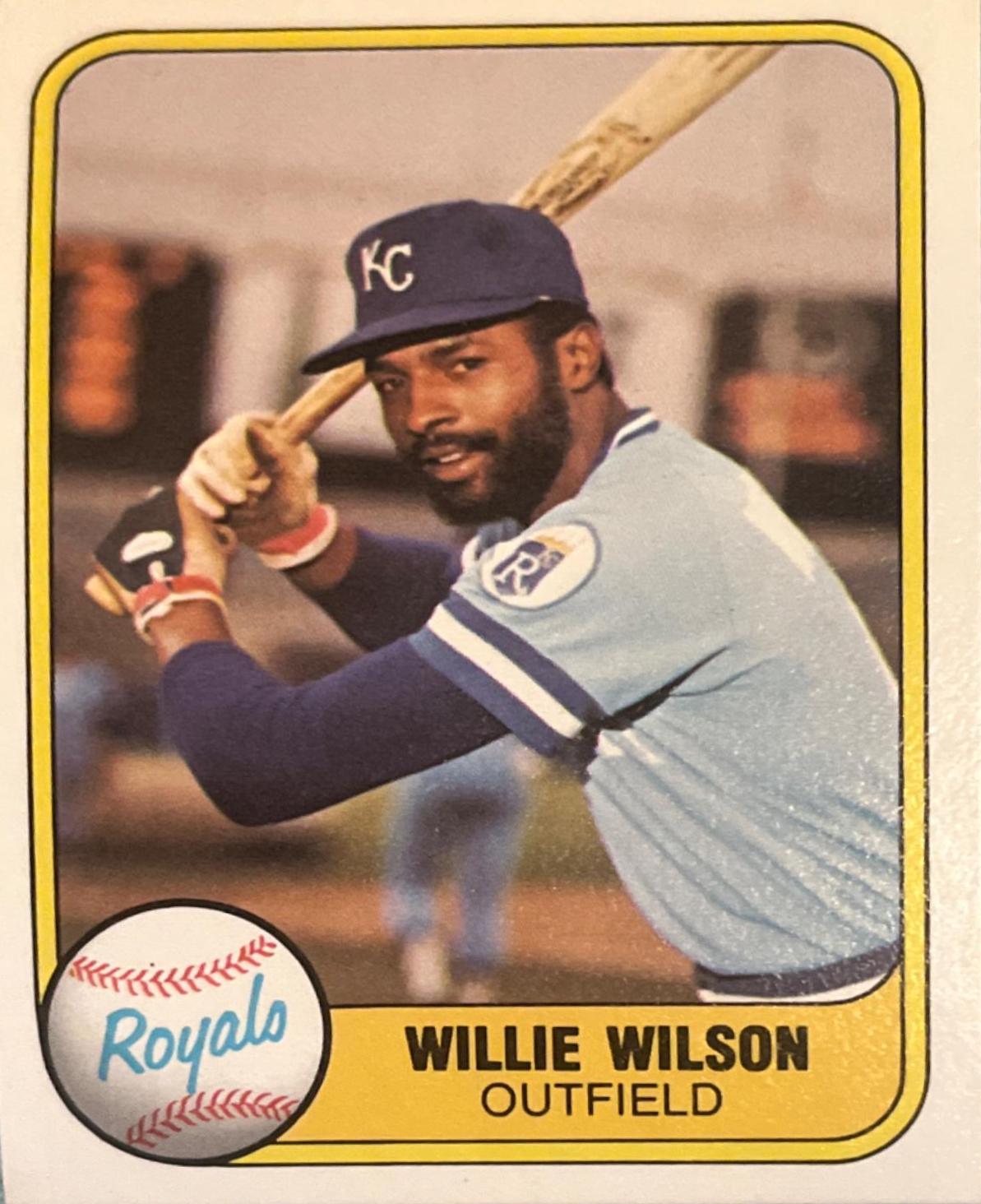 Willie Wilson [Batting] #29 Prices | 1981 Fleer | Baseball Cards