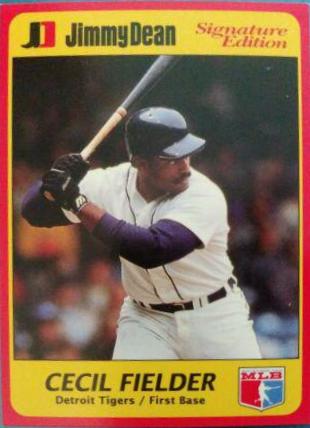 Cecil Fielder #21 Prices | 1991 Jimmy Dean | Baseball Cards