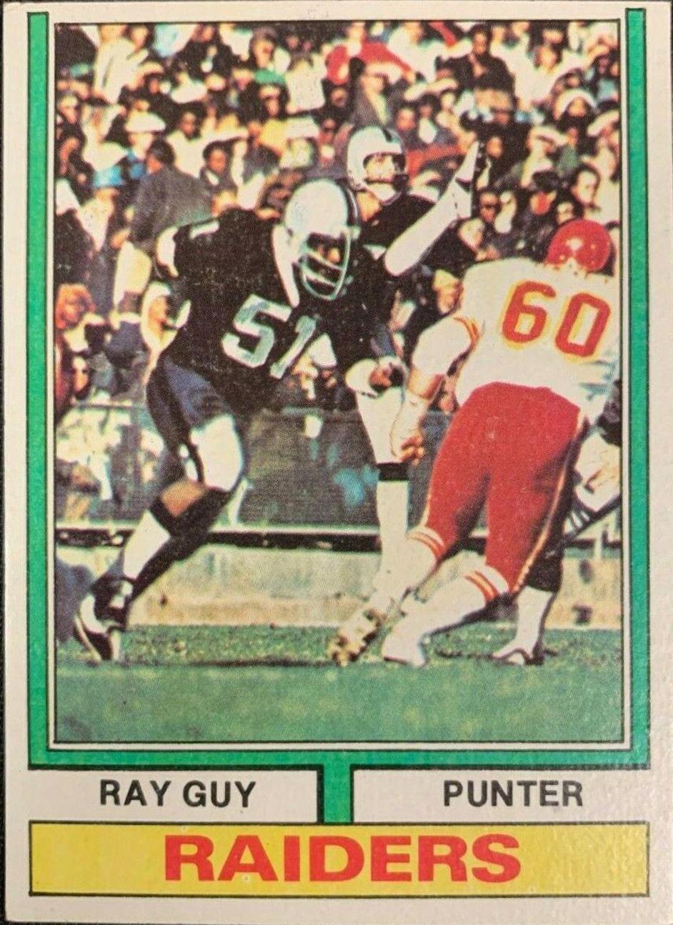 Ray Guy #219 Prices [Rookie] | 1974 Topps | Football Cards