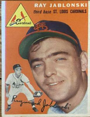Ray Jablonski #26 Prices | 1954 Topps | Baseball Cards