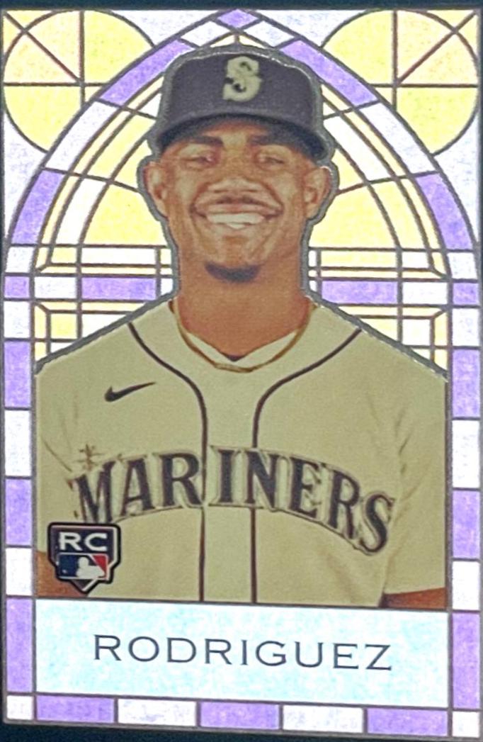 Julio Rodriguez [Mini Stained Glass] #313 Prices [Rookie] | 2022 Topps ...