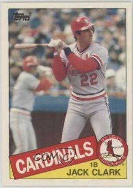 Jack Clark #22T Prices | 1985 Topps Traded | Baseball Cards
