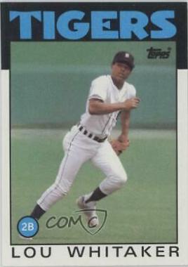 Lou Whitaker #20 Prices | 1986 Topps | Baseball Cards