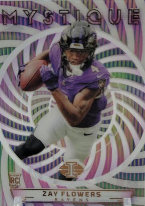 Zay Flowers #42 Prices [Rookie] | 2023 Panini Illusions Mystique ...