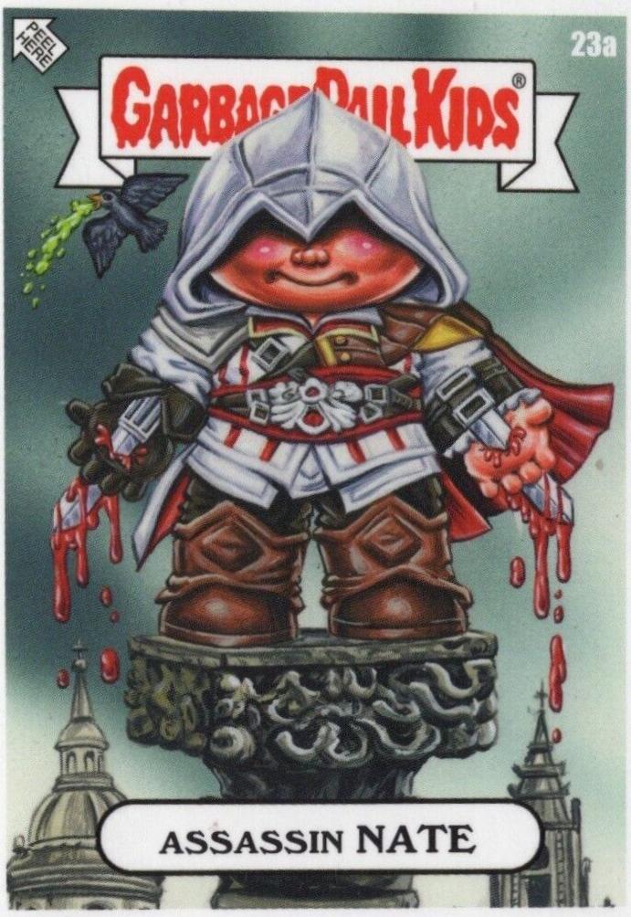 Assassin Nate #23a Prices | Garbage Pail Kids 2024 Game Over | GPK Cards