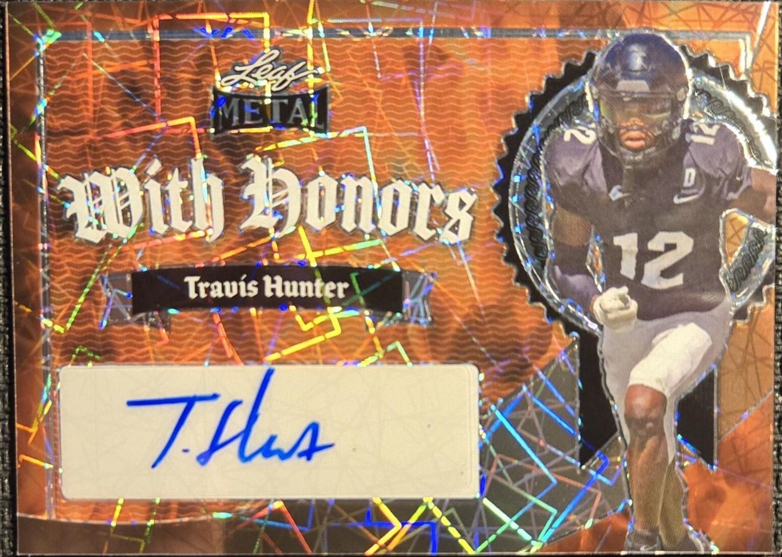 Travis Hunter [Water Pulsar] #WH-TH1 Prices | 2024 Leaf Metal With ...