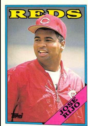 Jose Rijo #92T Prices | 1988 Topps Traded | Baseball Cards