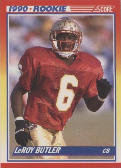 LeRoy Butler #619 Prices [Rookie] | 1990 Panini Score | Football Cards