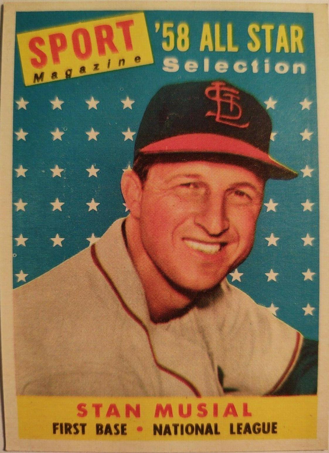 Stan Musial [All Star] #476 Prices | 1958 Topps | Baseball Cards