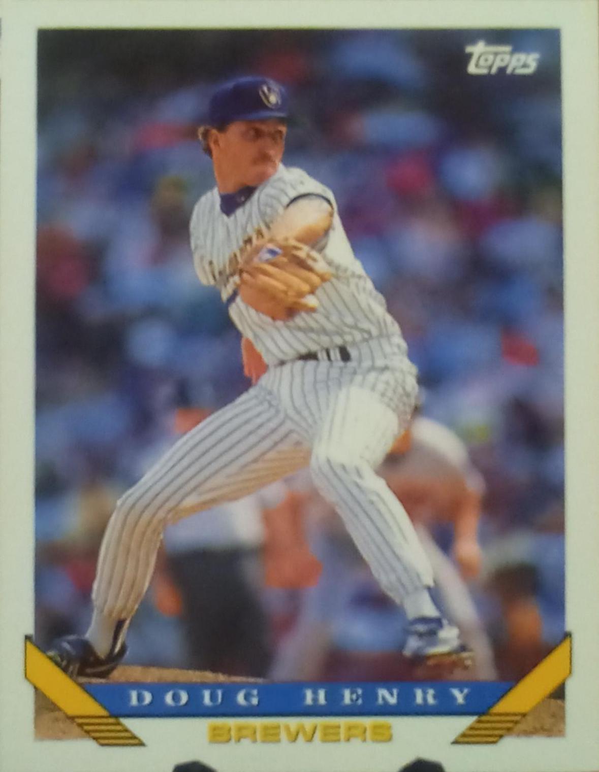 Doug Henry #343 Prices | 1993 Topps | Baseball Cards