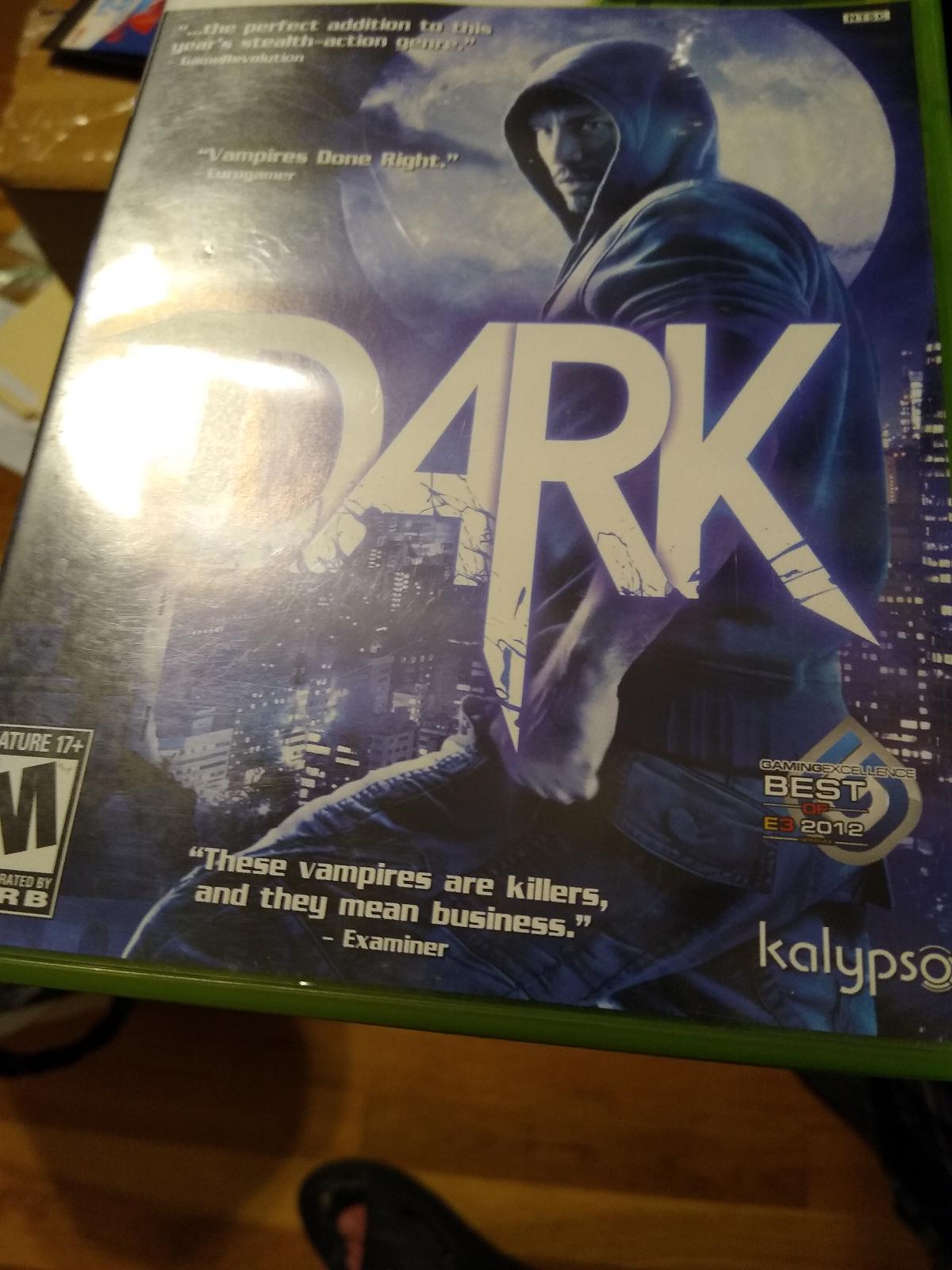 Dark | Item, Box, and Manual | Xbox 360