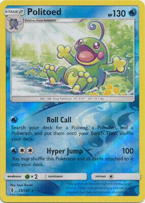 Politoed [Reverse Holo] #25 Prices | Pokemon Guardians Rising | Pokemon ...