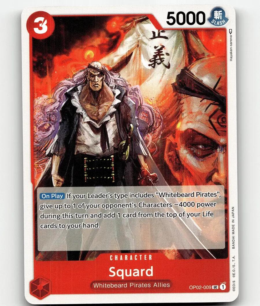 Squard OP02-009 Prices | One Piece Paramount War | One Piece Cards