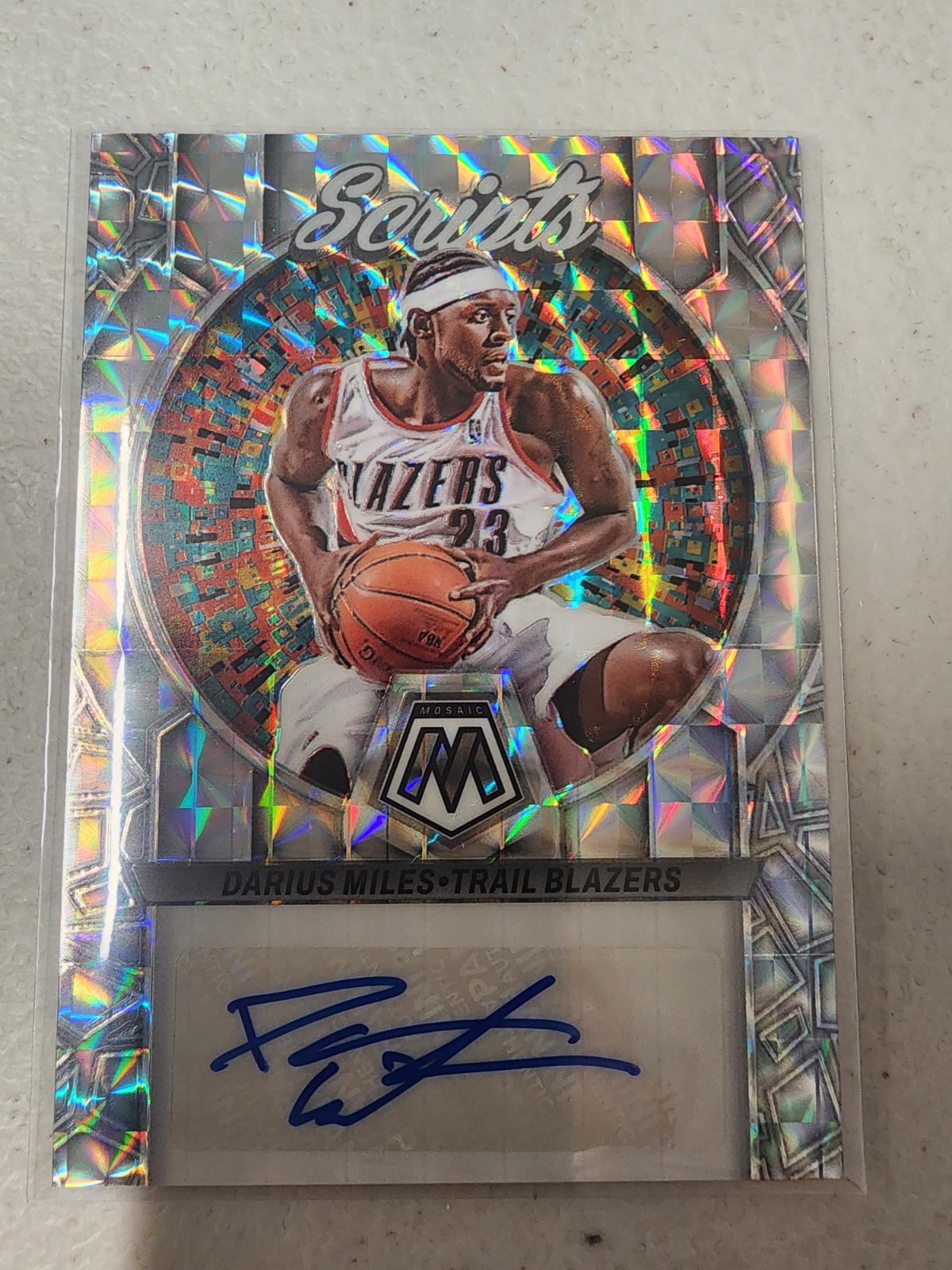 Darius Miles [Genesis] #MS-DAR Prices | 2022 Panini Mosaic Scripts ...