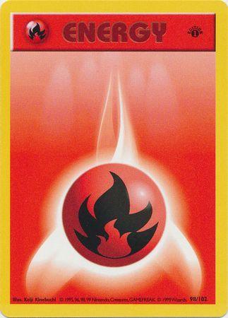 Fire Energy [1st Edition] #98 Prices | Pokemon Base Set | Pokemon Cards