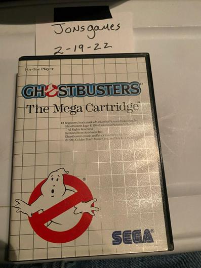 Ghostbusters | Item, Box, and Manual | Sega Master System
