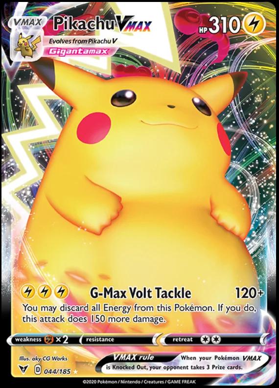 Pikachu VMAX #44 Prices | Pokemon Vivid Voltage | Pokemon Cards