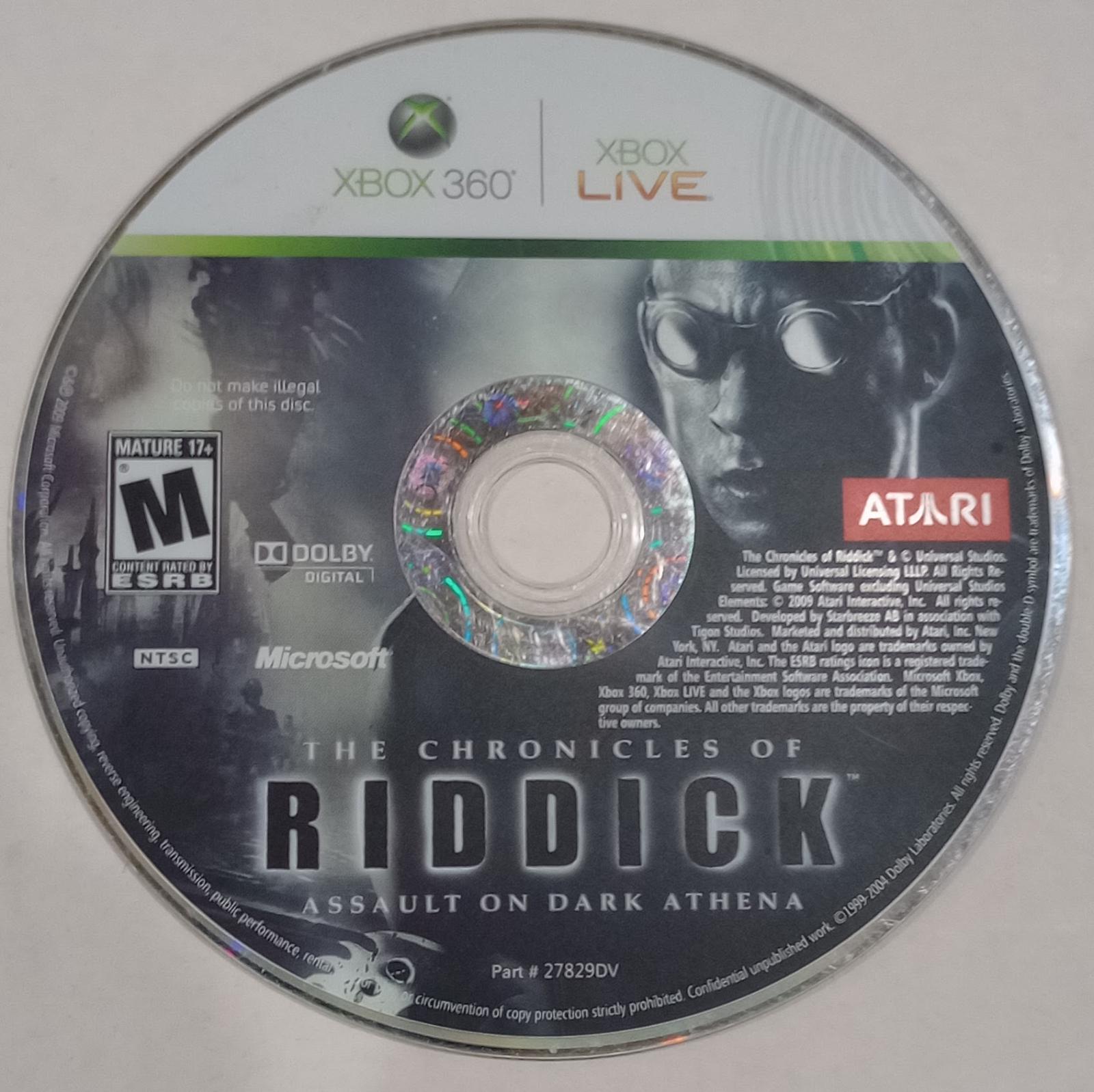Chronicles of Riddick: Assault on Dark Athena | Item only | Xbox 360